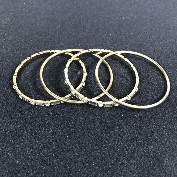 Jewelry | Set Of Four Bangles | Poshmark